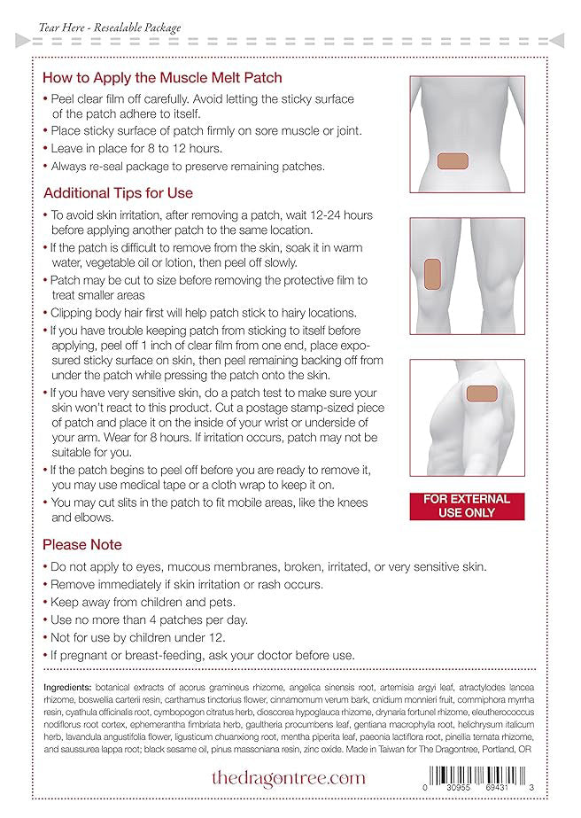 Muscle Melt Pain Patches | Muscle & Joint Relief | Valley Health ...